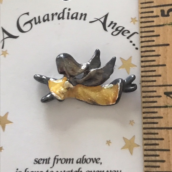 Jewelry | Guardian Angel Brooch Pin | Poshmark